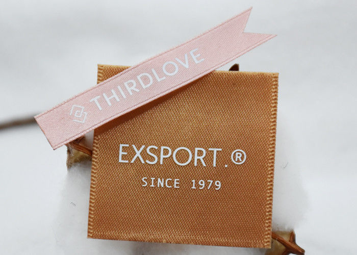 Custom Screen Printed Patches Eco Ink OEKO-TEX Shirt Tags Labels