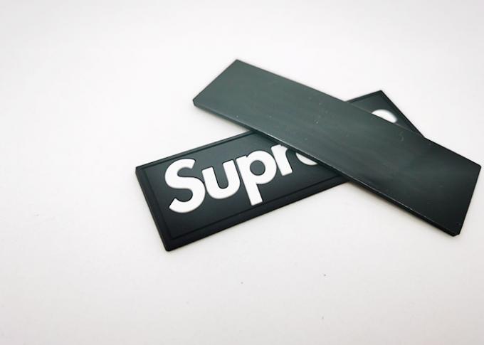 Debossed PVC Silicone Rubber Labels OEKO-TEX PVC Rubber Patch