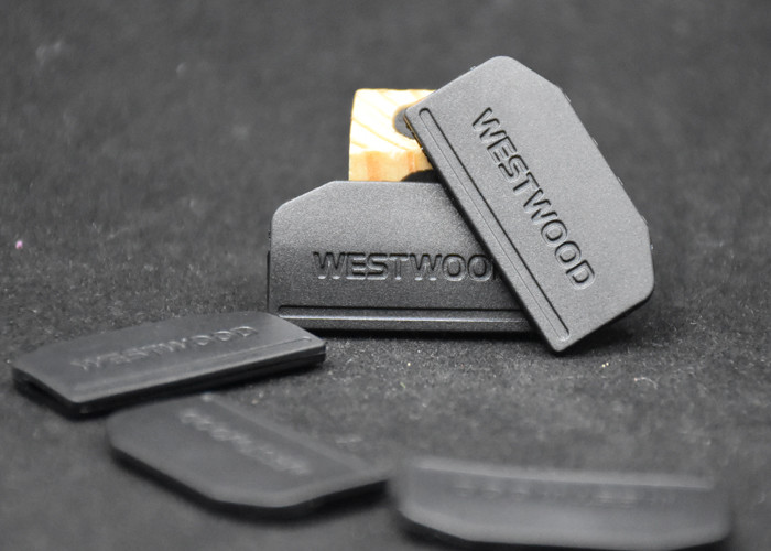 SGS Irregular Embossed Plastic Zipper Puller Clothing Patches