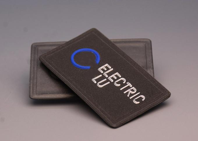 Custom 3M Reflective Embossed Raised Logo Heat Transfer Labels For Apparel